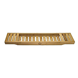Palm Naki Bamboo Bathtub Tray - Premium Bath Caddy, Bathroom Accessory Tray for Bathtub, Slip Resistant, Eco Friendly Bath Caddy