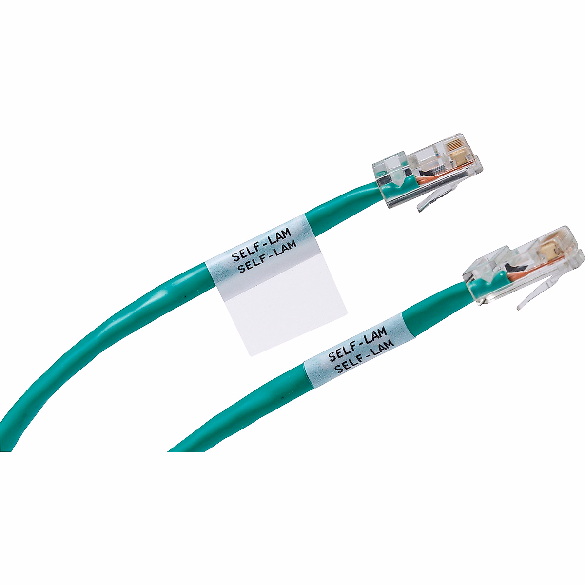 Brady Authentic (M21-1500-427) Self-Laminating Wire Wrap for Control and Electrical Panels, Datacom Cables, Black on White- For M210, M210-LAB, M211, BMP21-PLUS and BMP21-LAB Printers, 1.5" W 14' L