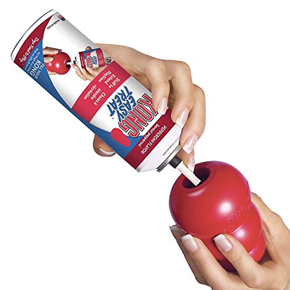 KONG - Easy Treat - Dog Treat Paste - 8 Ounce (2 Pack) - Pepperoni