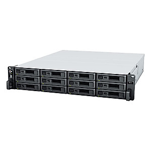 Synology RackStation RS2421RP+ 12-Bay 350W NAS Enclosure, 4-Core 2.2GHz, 4GB RAM, Diskless