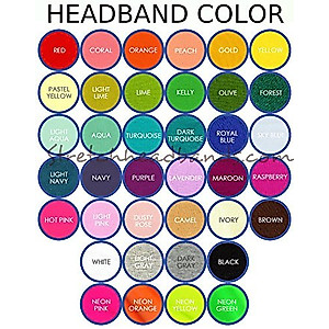 Funny Girl Designs Design Your Own Personalized BASKETBALL Cotton Stretch Headband with CUSTOM Name VARSITY Text