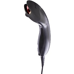 Honeywell MK9520-37A38 Voyager Series 9520 Single-Line Laser Scanner Kit, USB, with Stand, Coiled Low Speed USB Direct Cable, Documentation, Black