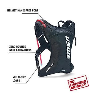 USWE Outlander Hydration Pack with Water Bladder, Hydration Backpack - Backpack for Cycling, MTB, Trail Running & More (2L, Yellow)