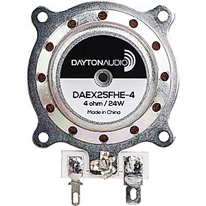 Dayton Audio DAEX25FHE-4 Framed High Efficiency 25mm Exciter 24W 4 Ohm
