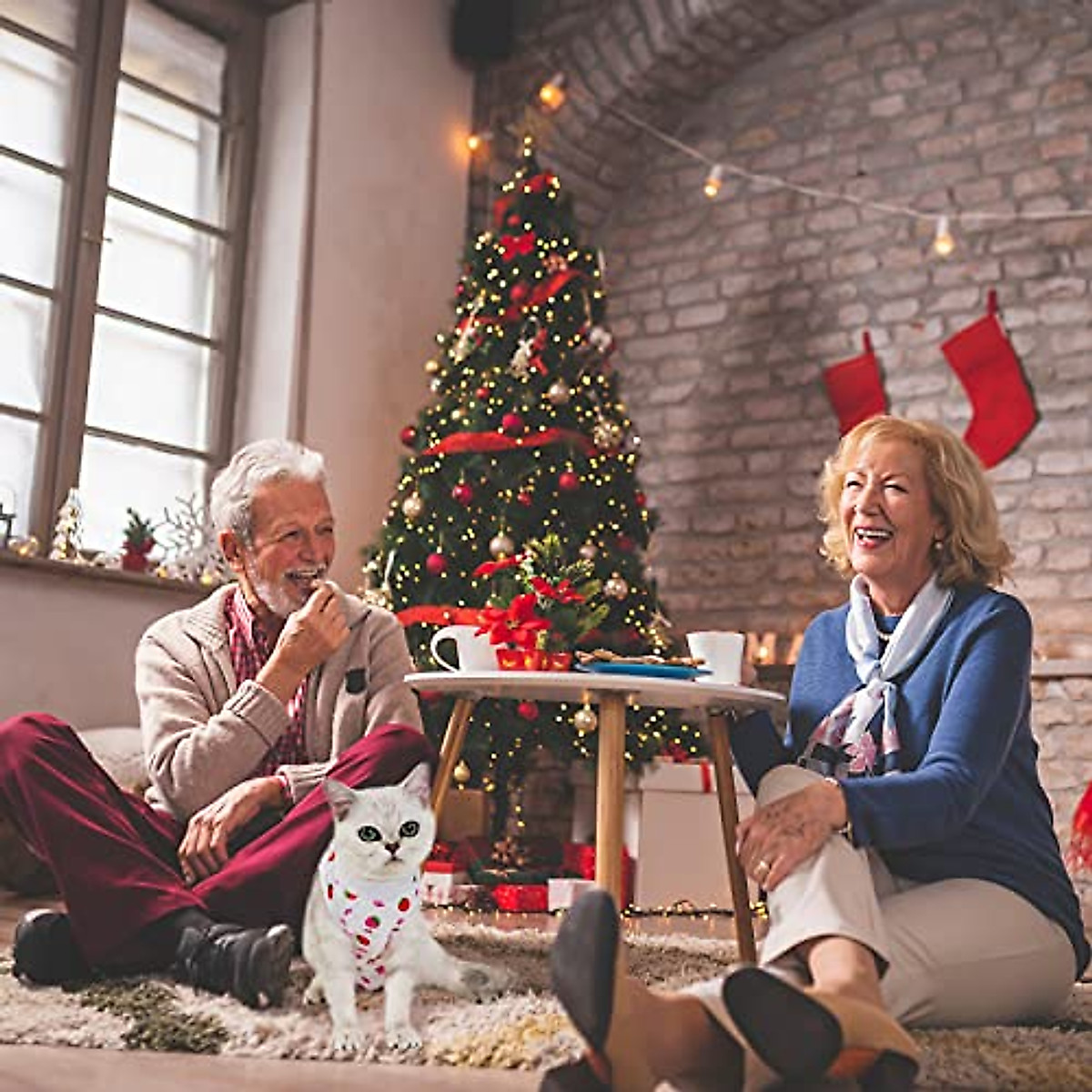 URROMA 1 Piece Cat Strawberry Recovery Suit, E-Collar Alternative for Cats Dogs After Surgery Wear Pajama Suit Home Cat Wound Surgery Recovery Suit, S