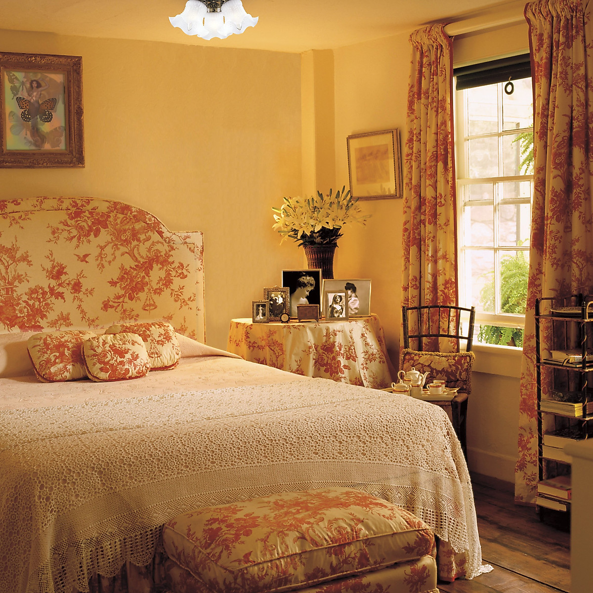 Westinghouse 6668600 Three-Light Flush-Mount Interior Ceiling Fixture, Antique Brass Finish with Frosted Ruffled Edge Glass