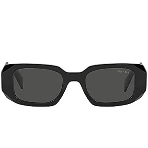 Prada PR 17WS Black/Dark Grey One Size