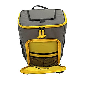 Caterpillar Can Backpack, Grey/Black, One Size