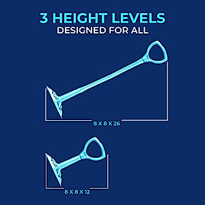 washOTG Portable Washing Machine – Durable & Waterproof Clothes Washing Wand – Mobile Clothes Washer that’s Perfect for Washing Clothes while Camping, Hiking, Traveling – Green Mobile Hand Washer (Blue)