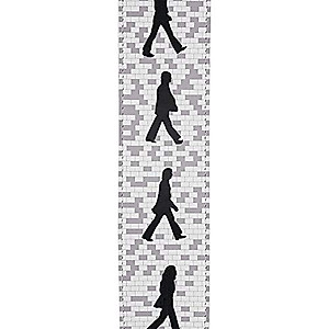 D'Addario Accessories Beatles Guitar Strap - Guitar Accessories - Electric Guitar Strap, Acoustic Guitar Strap, Acoustic Electric Guitar Strap & Bass Guitar Strap - Abbey Road