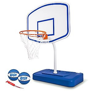 GoSports Splash Hoop ELITE Pool Basketball Hoop with Premium Acrylic Backboard and Water Weighted Base