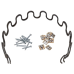 House2Home 23" Sofa Upholstery Spring Replacement, 2pk Repair Kit for Furniture Chair Couch, Includes Clips, Screws, and Instructions