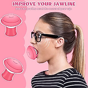 3 Pack Face Exerciser, Facial Yoga for Skin Tighten Firm, Jaw Exerciser, Double Chin Breathing Exercise Device Jaw Face Slimmer for Women and Men