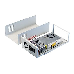 UCTRONICS 400W AC to DC Power Source and Case, Switching Power Supply Constant Voltage Stabilized Regulator and CNC Housing Bundle for Riden RD6006/RD6006W