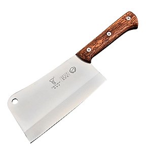 Non-Stick Coating Blade with Anti-Slip Wooden Handle Chinese Chopping Chef Butcher Cleaver Knife