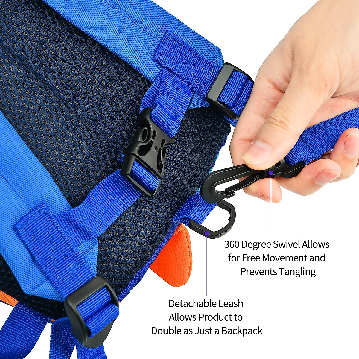 Samloong Backpack Leash for Toddlers, Kids Children Nursery Preschool Anti Lost Safety Toddler Leash with Harness Backpacks