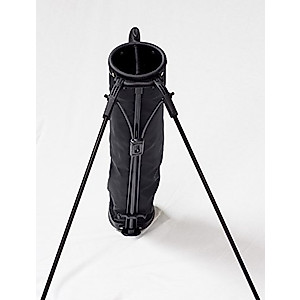 JEF WORLD OF GOLF JR1256 Pitch & Putt Sunday Bag with Stand & Handle, Black
