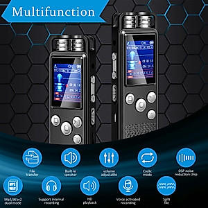 5 Pcs Ghost Hunting Kit Includes Digital Voice Recorders with 4 LED Cat Balls Motion Activated Cat Ball Toy Voice Activated Recorder with Playback for Pet Cat Dog Animals (8 GB,Chic Style)