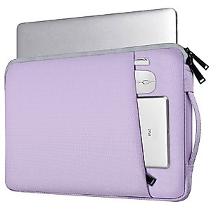 17 17.3 inch Laptop Bag for Women, Computer Sleeve Case Compatible with HP Pavilion 17/ Envy 17/ Dell/Lenovo IdeaPad/LG Gram/MSI/ASUS Notebook/Razer Blade Pro 17, Purple