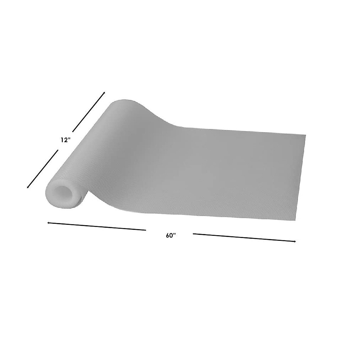 Home Basics, Clear Diamond 12" x 60" Shelf Liner Slip Non-Adhesive No Oder Multifunction Drawer Refrigerator Pantry Cupboard Shelving for Kitchen Home Closet Office