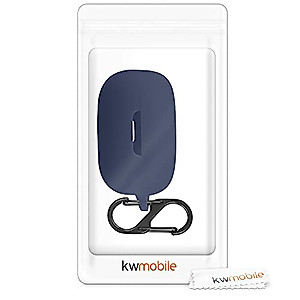 kwmobile Silicone Case Compatible with JBL Live Pro Plus - Case Protective Cover for Headphones - Dark Blue