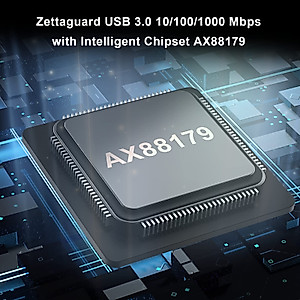 (Upgraded) Zettaguard USB 3.0 and 2.0 to Ethernet 10/100/1000 Fast LAN Wired Network USB Ethernet Adapter for MacBook, Chromebook, Windows 10 and compatible with Nintendo Switch.