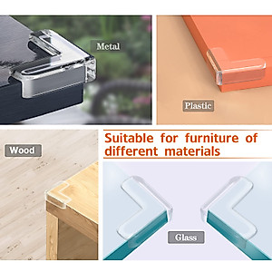 Corner Protector Baby, 8 Pack Furniture Coner Guard & Edge Safety Bumpers, Baby Proofing Corner Bumpers Cushion for Table Edges & Sharp Coners