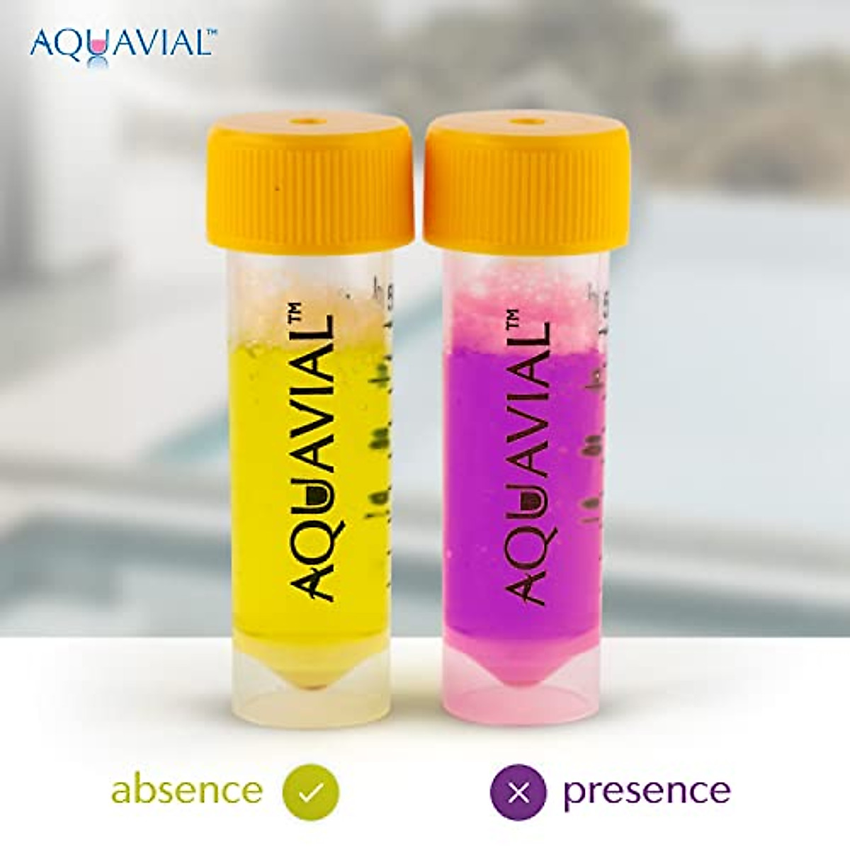 AquaVial Well Water Testing Kit 4 Pack | E Coli and Coliform Water Test Kit | Water Testing Kits for Drinking Water Pool Pond Lake Well | Water Test Kit Easy to Use | Home Industrial Water Test Kit