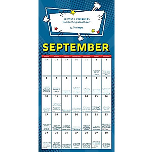 2023 Dad Jokes Wall Calendar: 365 Days of Punbelievable Jokes (A Monthly Calendar & White Elephant Gag Gift for Him or Her)