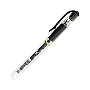 Uni-Ball Signo UM-153 Gel Ink Rollerball Pen, 1.0mm, Broad Point, Black Ink, Pack of 6