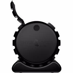 The Most Beautiful Composter in The World in Black, Made in America, Food Safe, BPA and Rust Free, No Assembly Required, Envirocycle Composting Tumbler Bin and Compost Tea Maker …