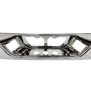 BUMPER-KING Rear Bumper Compatible with 2007-2013 Toyota Tundra Pickup 07-13 TO1102244 Chrome without Park Assist