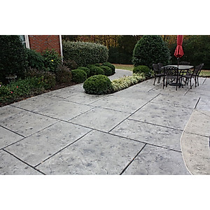 Walttools | Water-Based Concrete Stain Tru Tint (Bluestone) 1 QUART - Professional Grade, Eco-Friendly, Safe & Easy to Use (40 Colors Available) Also for Pavers, Natural Stone, Cement, Vertical