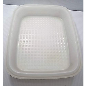 Vintage Tupperware Season Serve Marinade Keeper Container ~ Paprika