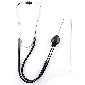 Stainless Steel Mechanics Cylinder Stethoscope Set, Car Engine Diagnostic Tool Hearing Tool Mechanical Internal Detector