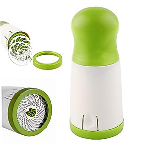 Spice Grinder Manual Herb Grinder Multifunctional Seeds Grinder with Stainless Steel Cutter Portable Grinder Food Mill for Kitchen