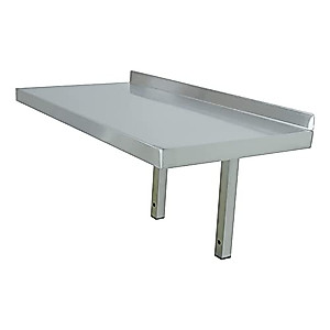 TAIMIKO Stainless Steel Wall Shelf-Commercial Rack Shelves for Restaurant,Kitchen,Home,Bar and Hotel (39.37" x 11.81")