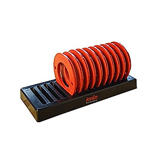 JessEm 02120 Mast-R-Lift II Router Lift with Top Plate and 10-Piece Insert Ring Kit with Caddy for Router Plates and Lift Systems (2 Items)