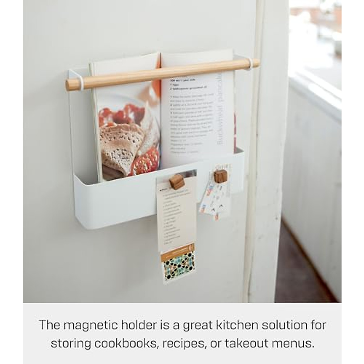 YAMAZAKI home Book Rack, White