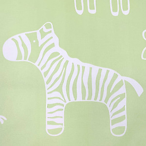 Yifely Green Animals Shelving Paper Giraffe Self-Adhesive Drawer Liner Waterproof Covering Nursery Furniture Toy Boxes 17.7 Inch by 9.8 Feet