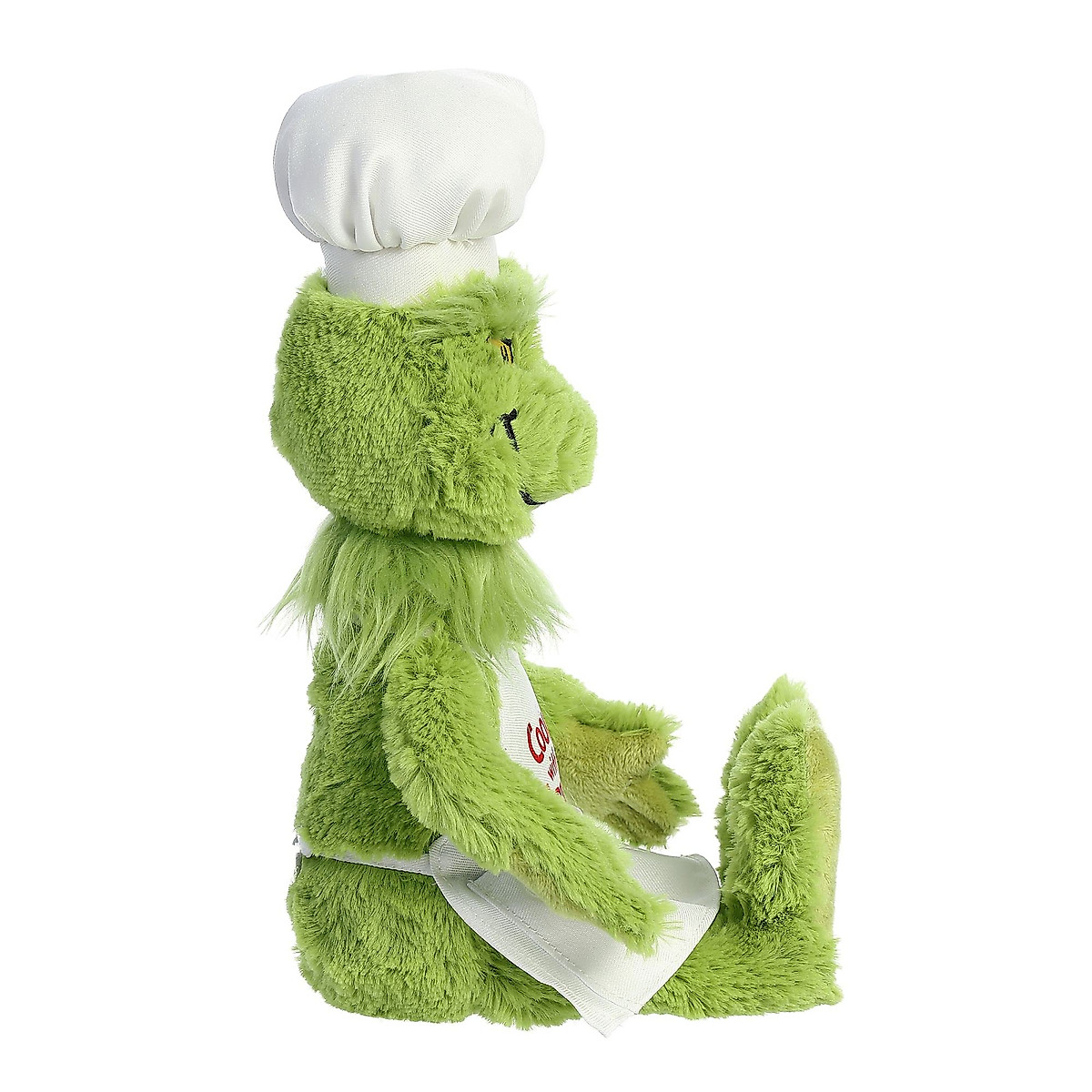 Aurora® Whimsical Dr. Seuss™ Chef Grinch Stuffed Animal - Magical Storytelling - Officially Licensed - Green 14 Inches