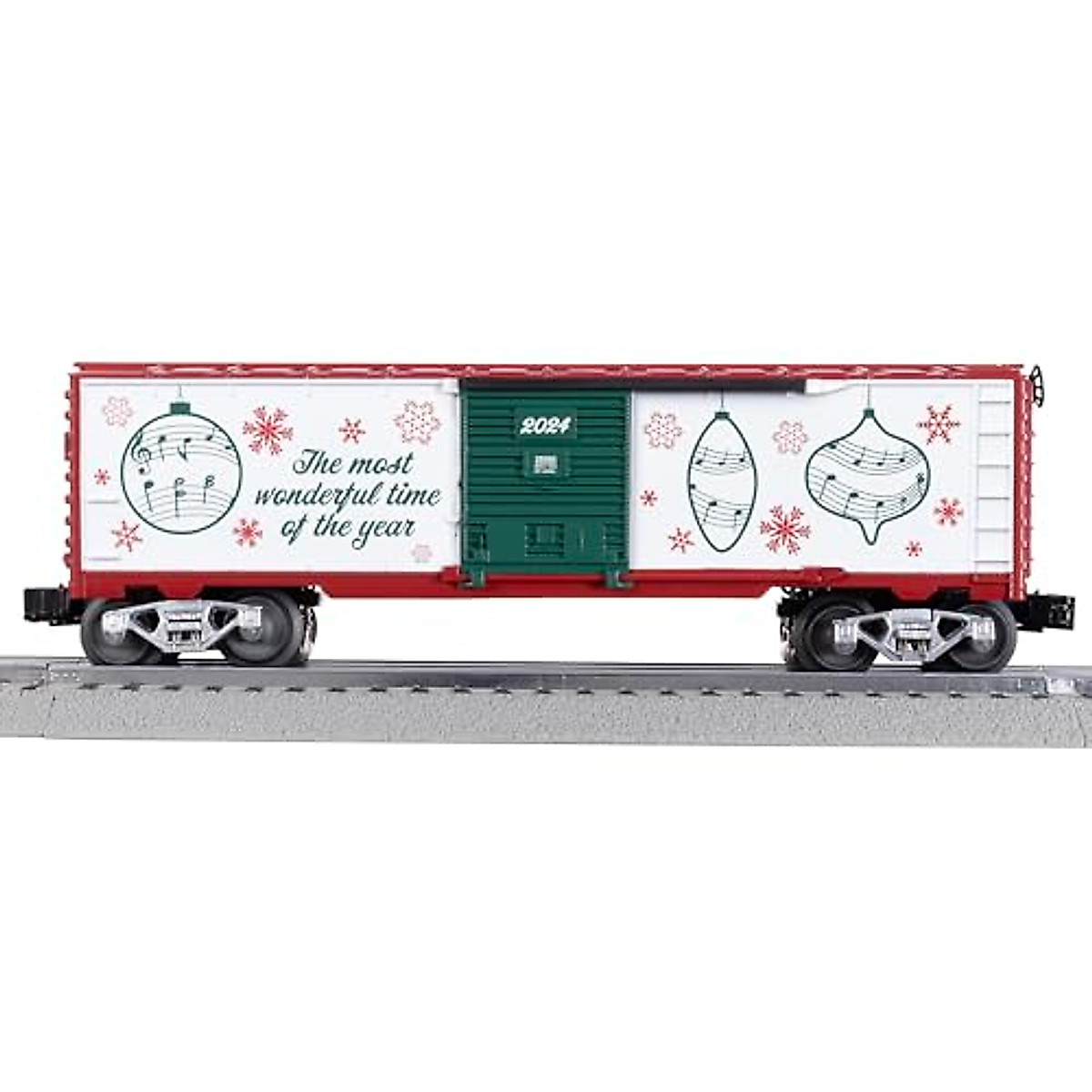 Lionel 2024 Christmas Music O Gauge Model Train Boxcar