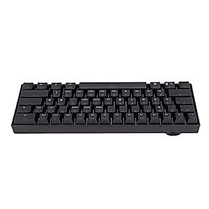 Zyyini Mechanical Keyboard, 61 Key Mechanical Gaming Keyboard with Color Mixing Light, Type C Wired Connection, for Windows/for HarmonyOS/for Android/for iOS(Tea Shaft)
