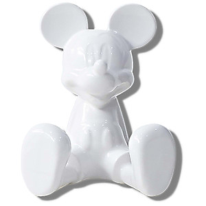 Jerry Leigh Sitting Mickey Mouse Black and White Salt and Pepper Shaker Set, Cute Disney Ceramic Shakers Kitchen Accessories and Decor, Set of 2