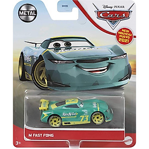 Disney Cars Toys M Fast Fong, Miniature, Collectible Racecar Automobile Toys Based on Cars Movies, for Kids Age 3 and Older, Multicolor