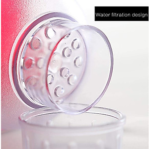 4 Pcs 700CC/24Oz Plastic Cocktail Shaker Drink Mixer Hand Shaker Cup with Scales Transparent(4, 700cc)