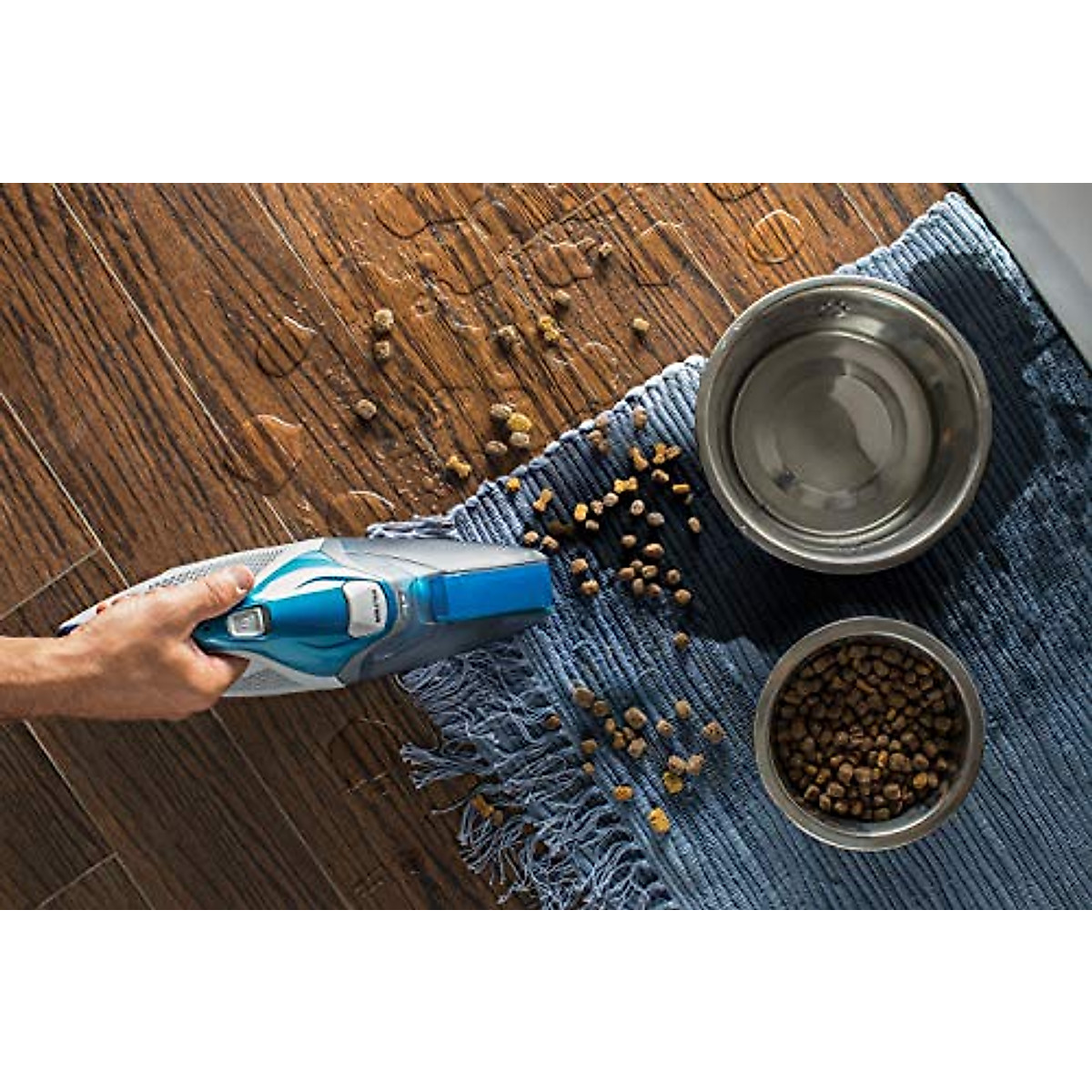 Dirt Devil QuickFlip Wet Dry Held Cordless Vacuum Cleaner, Rechargeable Small Hand Vac, Lightweight, BD30225, Blue, No Size