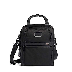 TUMI Alpha 3 Medium Travel Tote - Ideal Companion for All Your Travels - Crossbody Satchel Bag for Men and Women - Black