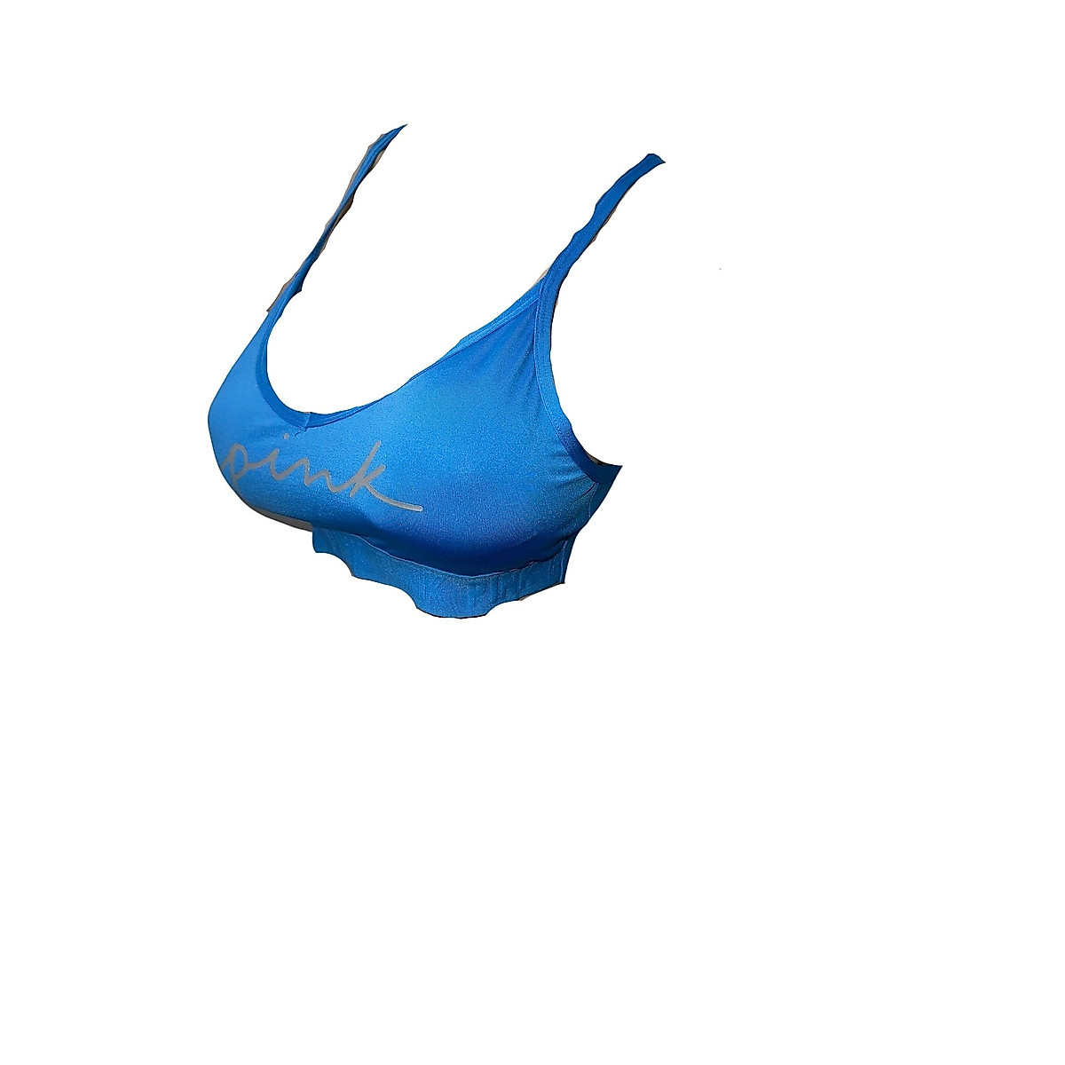 Victoria's Secret Pink Ultimate Sports Lightly Lined Bra Color Blue New (Large)