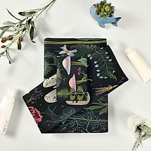 Flradish Forest Mushrooms Towels 3 Pack Bath Towels for Bathroom Set Soft Cotton Highly Absorbent Lightweight & Quickdry Towel Set 1 Bath Towel,1 Hand Towel,1 Washclothe